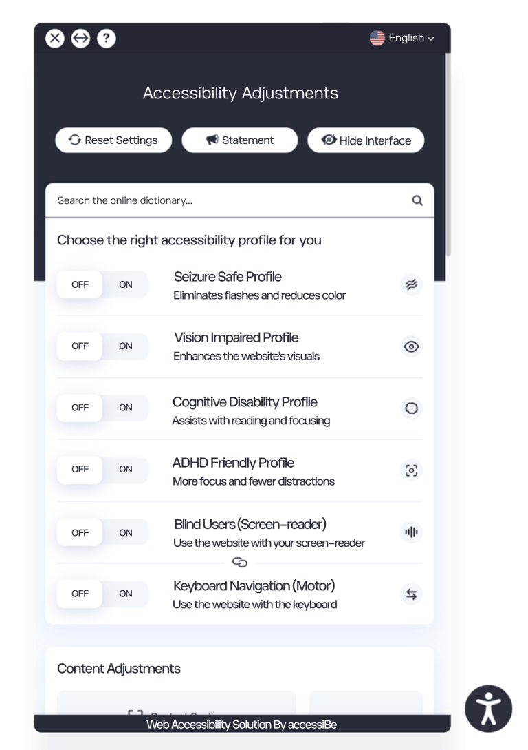 eToro website and investment app accessibility features