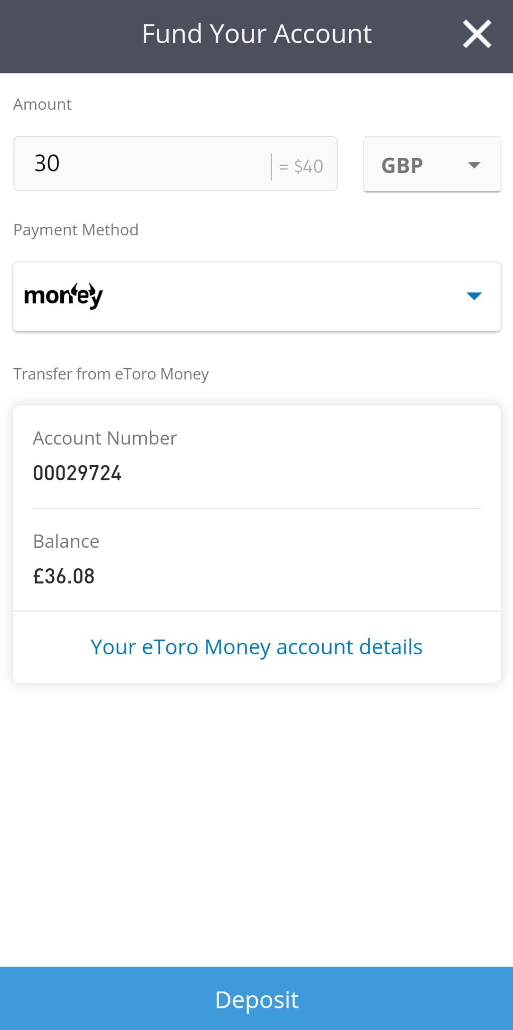 How to Make a Deposit on eToro