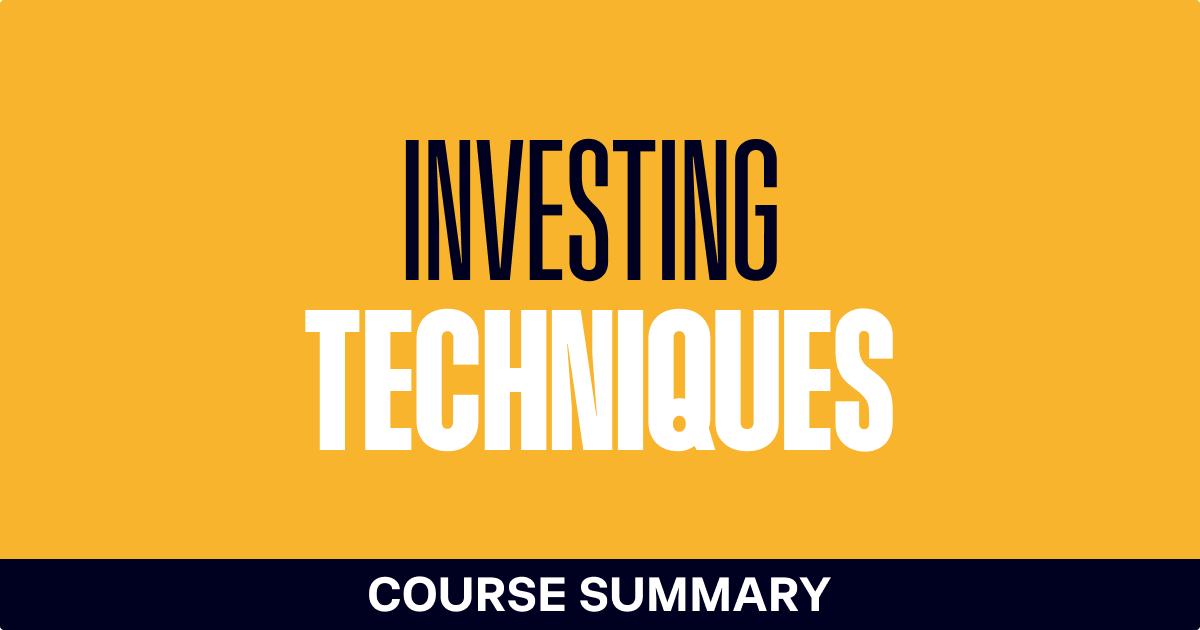 Summary of Key Investing Techniques | eToro