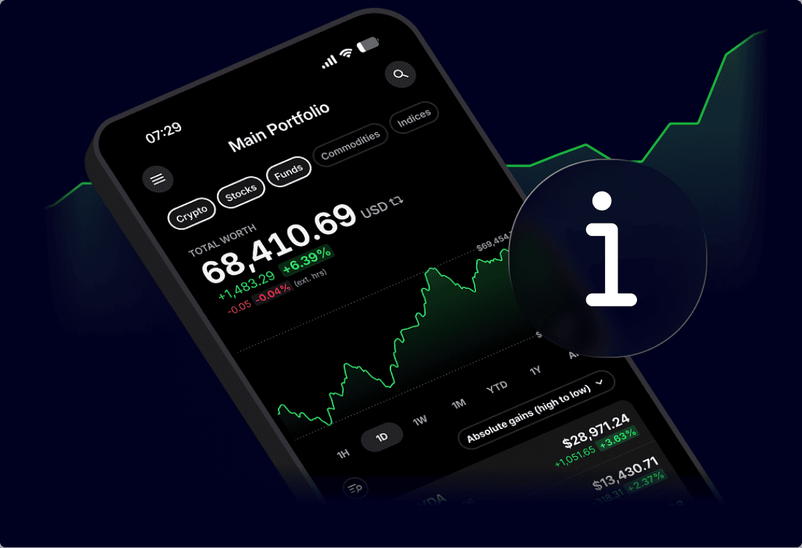Delta by eToro, the #1 investment tracker